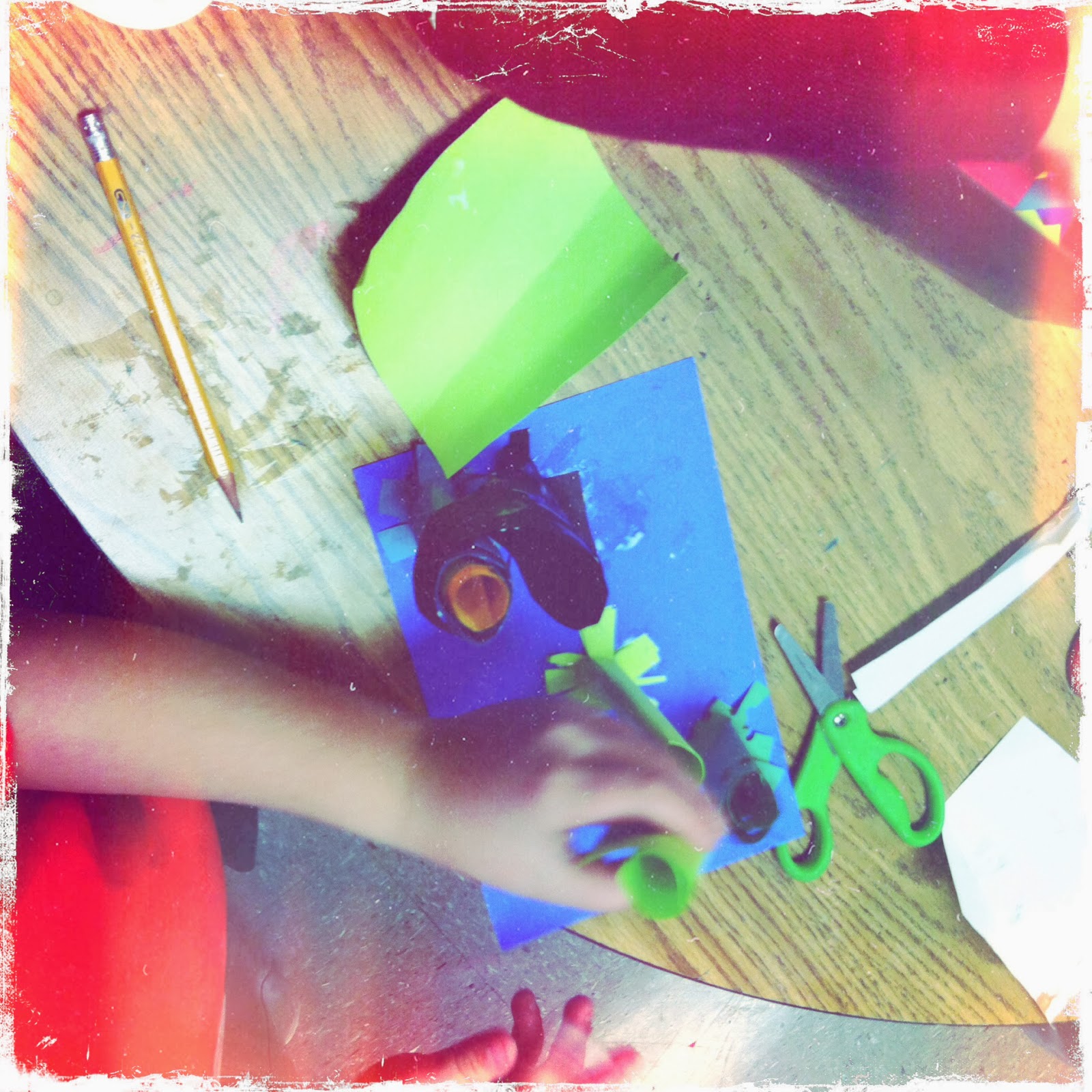 ChumleyScobey Art Room: Paper Cylinder Sculpture