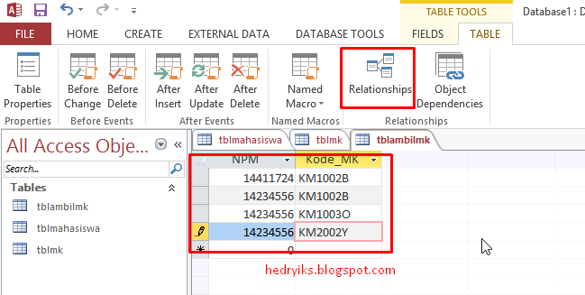 Cara Mudah Membuat Database dengan Microsoft Access 2013 ~ Tempat ...