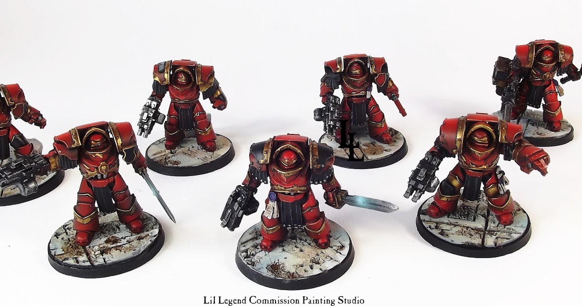 Blood Angel Cataphractii Terminator Commission ~ LilLegend Commission ...