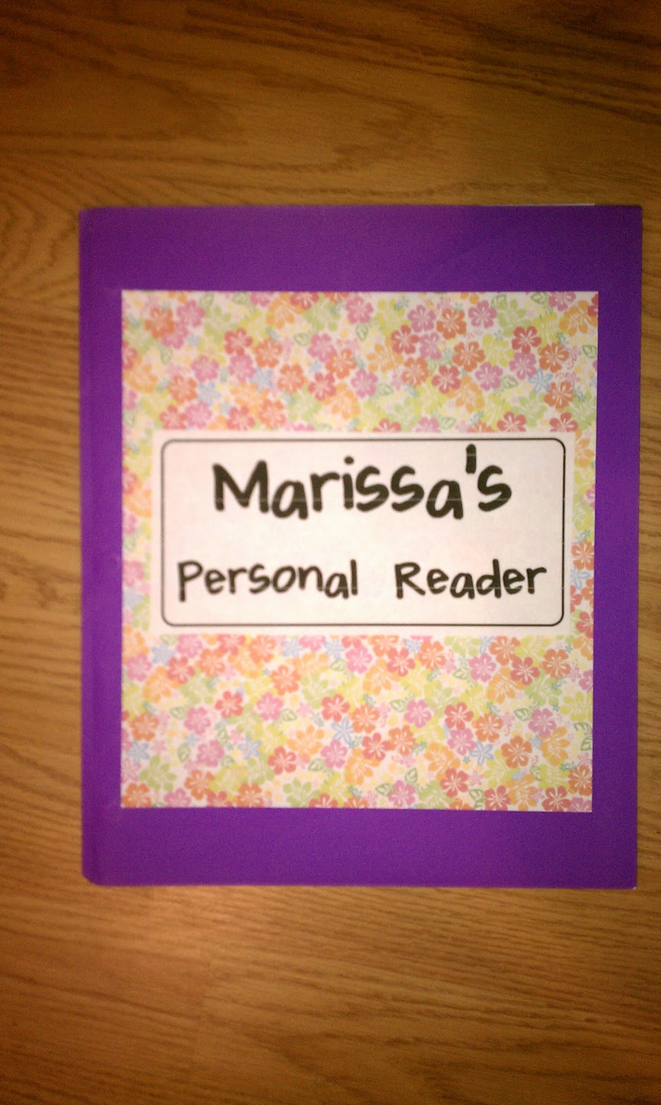 Funky First Grade Fun: Personal Reader Folders