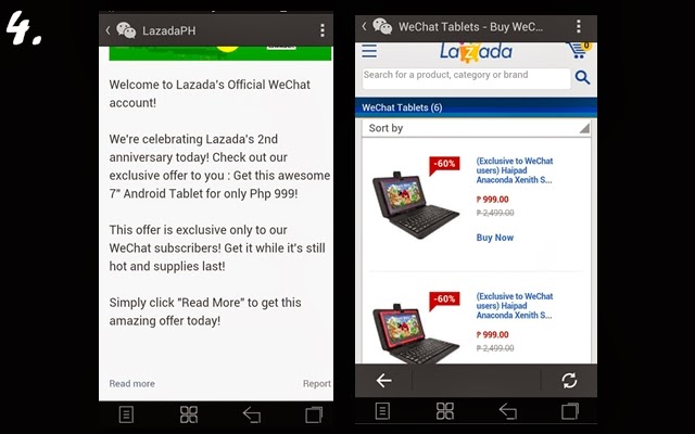 Grab That 7" Android Tablet for only Php 999 Exclusive Price for WeChat ...