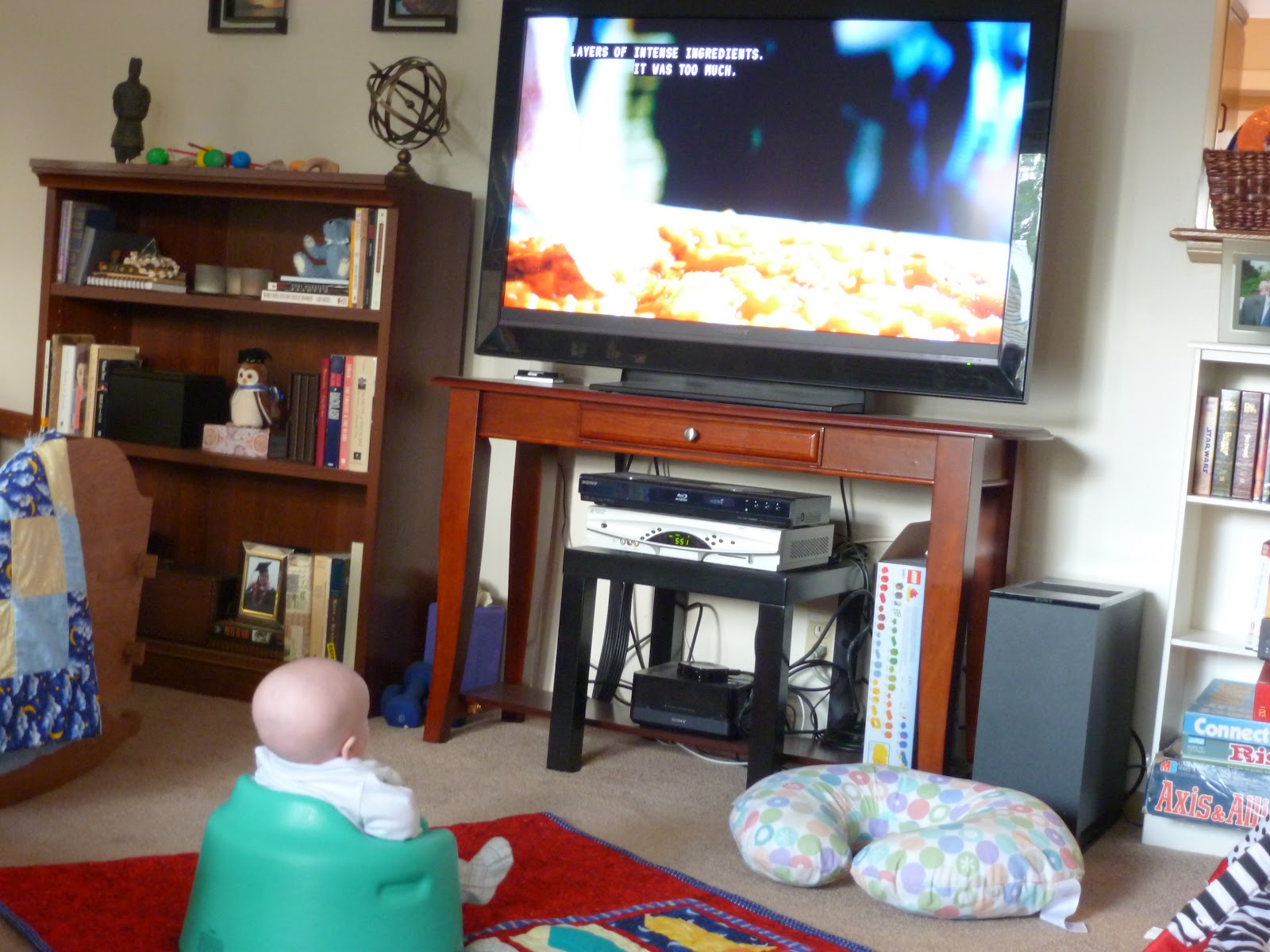 We're Wicked Smaht: How to watch TV with an infant
