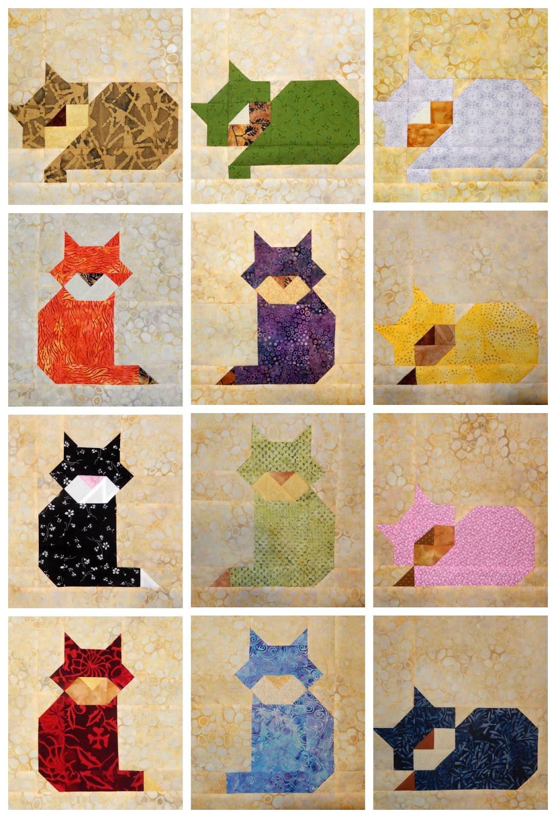 Cat Patches: A Trio of Cats