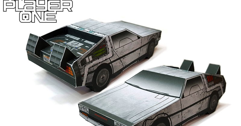 Ready Player One: DeLorean Time Machine Paperized | Paperized Crafts