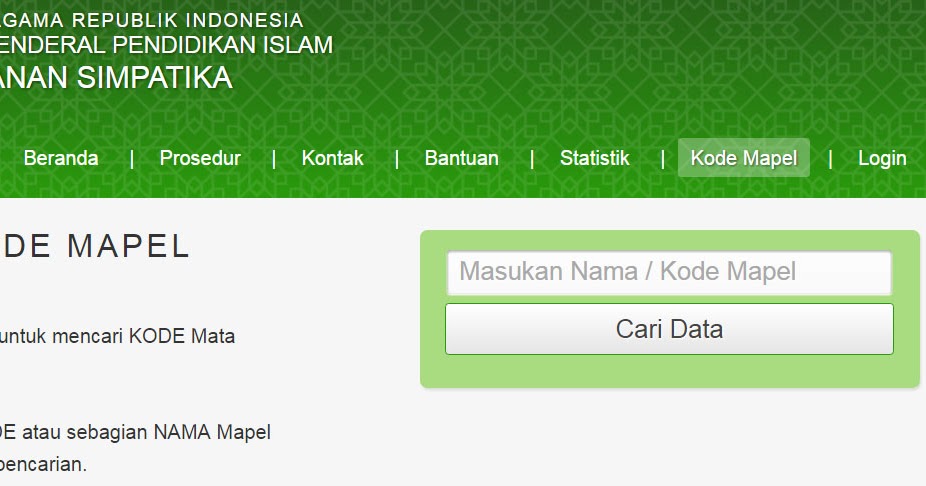 Solusi Kode dan Nama Mapel Sertifikasi Yang Tidak Terbaca ...