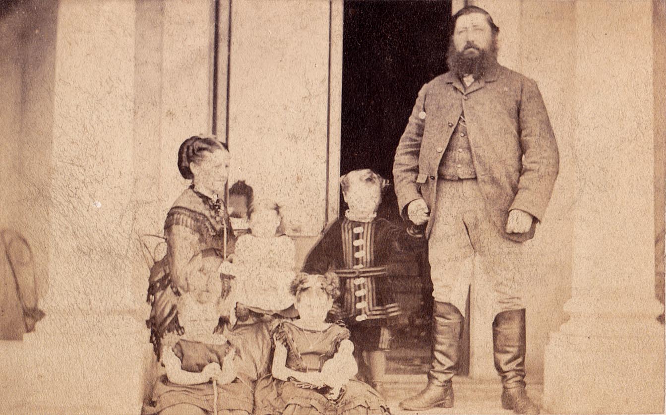 Born in 1808: Two CDV's of family groups c.1870-1885