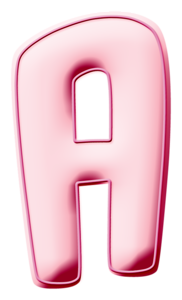 Pink Letters. Letras Rosadas. - Oh my Alfabetos!