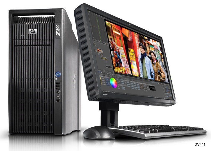 DV411: HP Z800: leaps and bounds over predecessors; still could be better