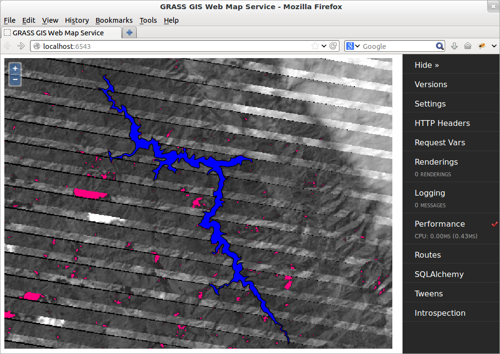 webrian: GRASS GIS Web Map Service with Pyramid