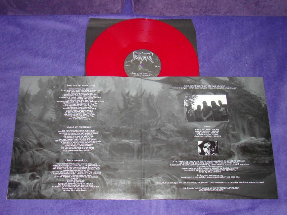 PANZERFAUST zine: Disma - The Vault of Membros