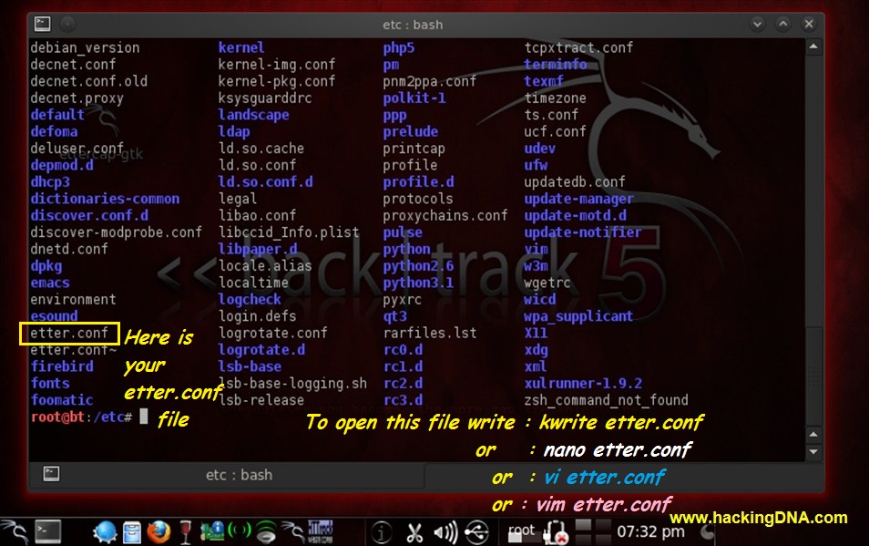 HackingDNA: Learn How to use ettercap on Backtrack 5