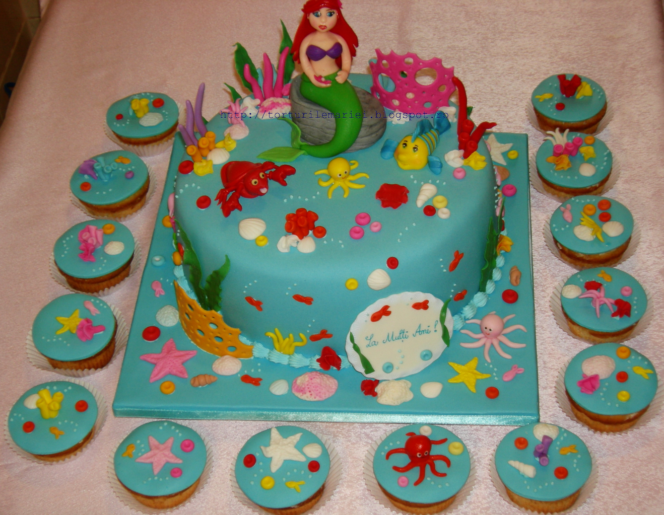 Lovely Creative Cakes : Tort cu Ariel si prietenii