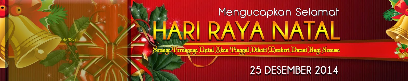 Banner Natal 2015 - Desain Lengkap