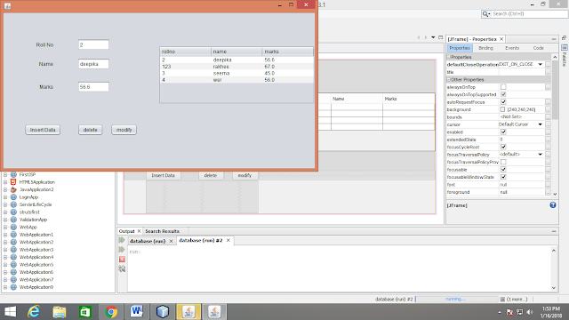 Core Java Concepts: Data Base Connectivity of java application with ...