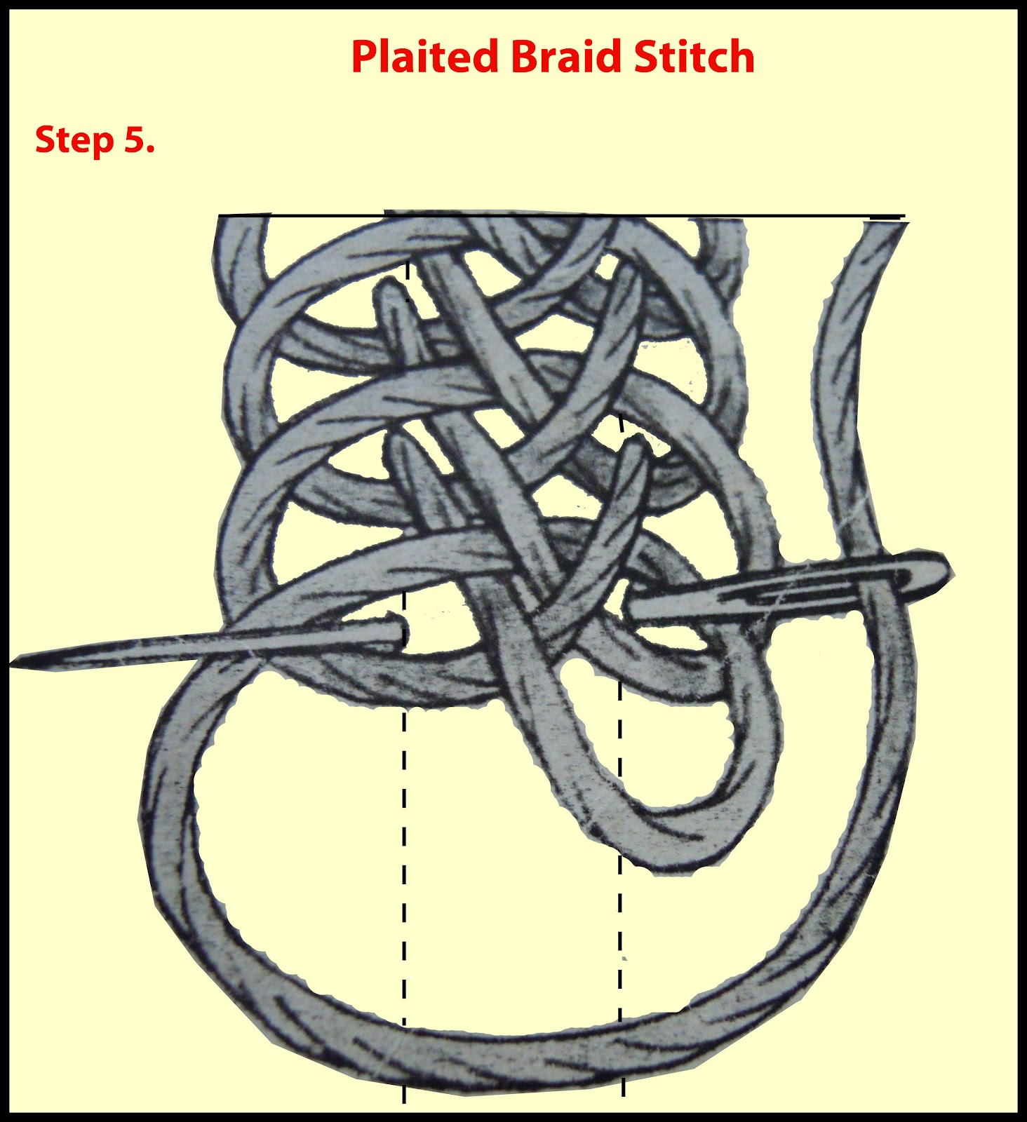 Craft Ideas: Plaited Braid Stitch
