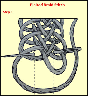 Craft Ideas: Plaited Braid Stitch