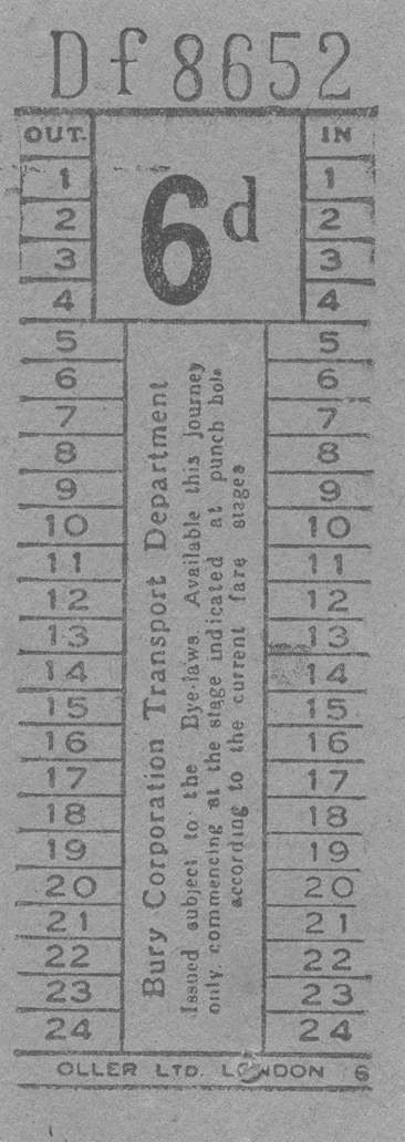 Sweetly Scrapped: Vintage Ephemera - Bus Ticket.... TONS of colors!