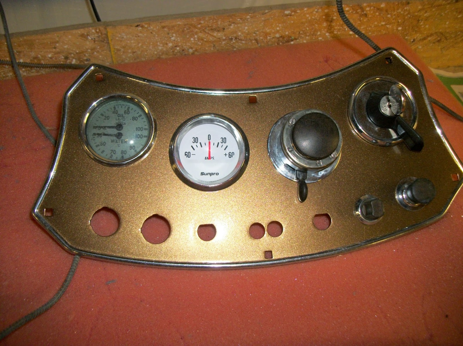 1952 MG TD: Instruments