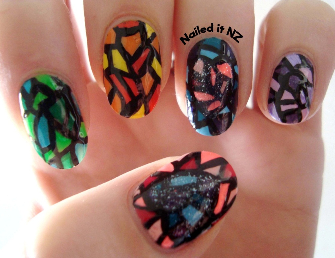 NailsLikeLace: Guest Post - Mosaic Nails with Nailed it NZ