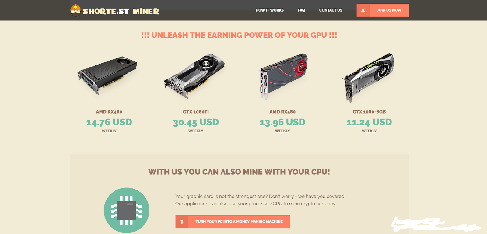 LET YOUR PC EARN FOR YOU - btcminer