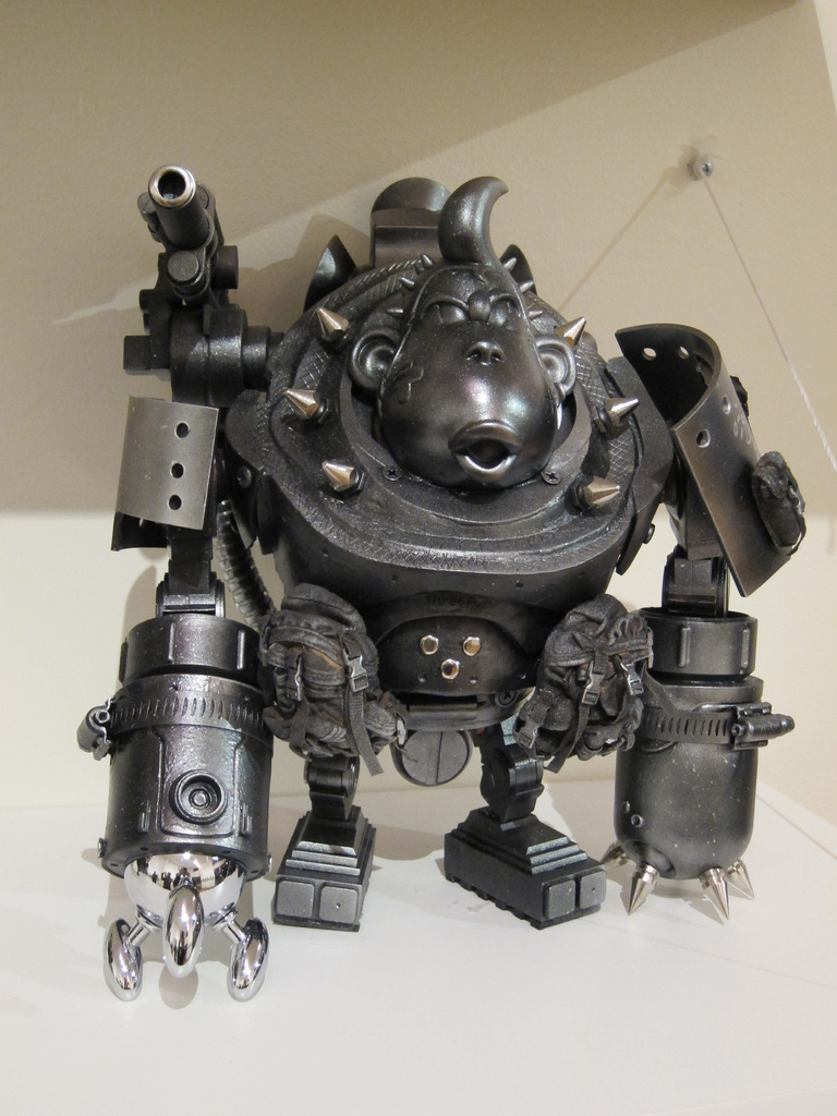 J.ME. (￣ε(#￣): I AM LEGION (threeA Custom Toy Show) @ 1:AM Gallery (11. ...