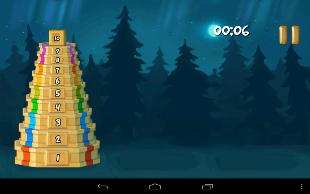 Sleepday นอนกลางวัน เขียนกลางคืน รีวิวเกม หอคอยแห่งฮานอย Tower Of Hanoi Android