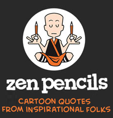 A Mente Errante: Zen Pencils