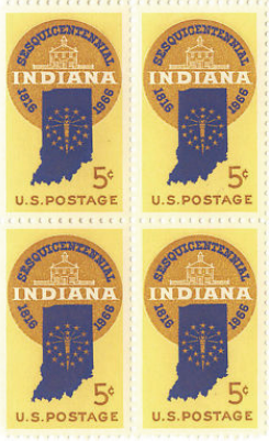 Indiana Illustrators and Hoosier Cartoonists: Postage Stamps