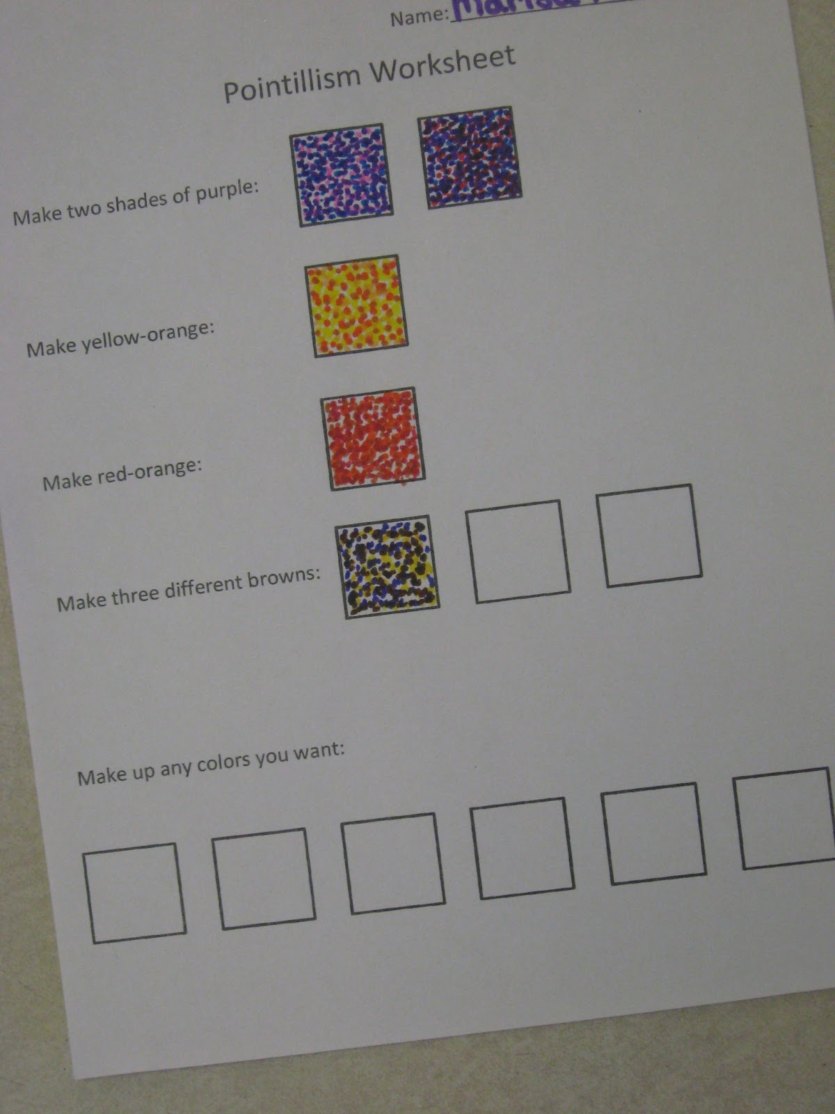 Miss Young's Art Room: 5th Grade Pointillism Birds