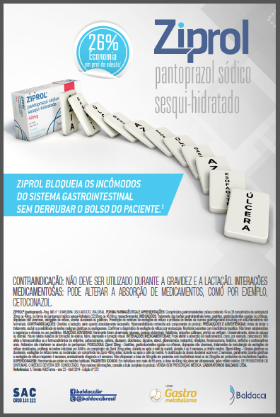 Ziprol bloqueia os incômodos do sistema gastro-intestinal.