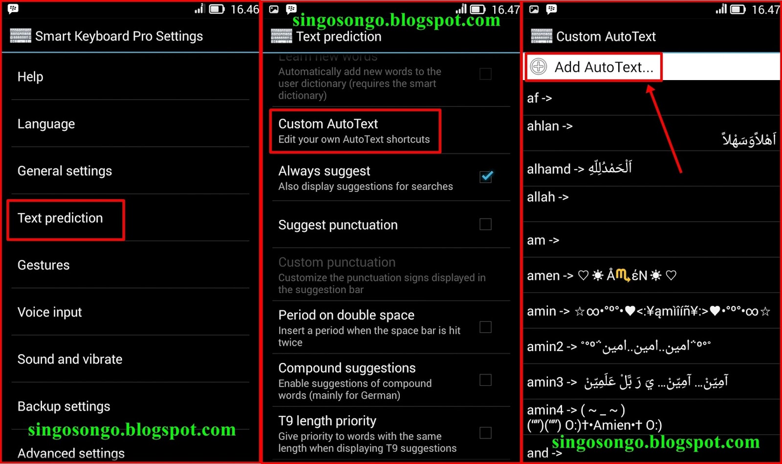 Mudah dan Cepat !! Cara Seting atau Membuat Autotext Bbm Smartkeyboard ...