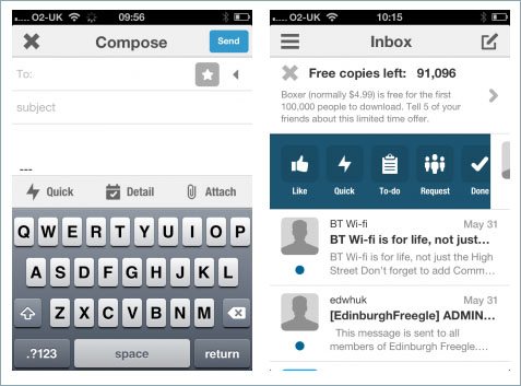 De todo un poco: Boxer: rediseña su cliente de correo y la lista de ...