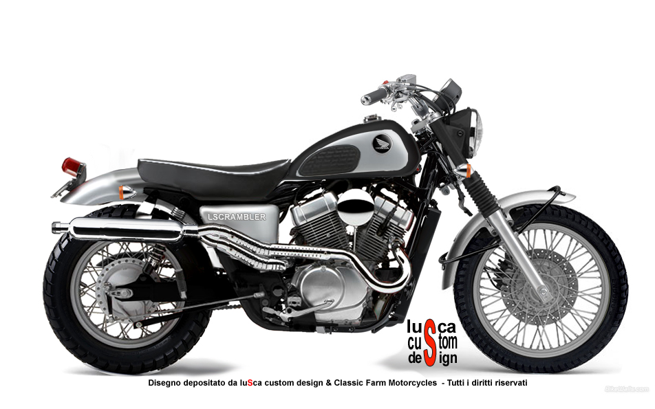 luSca custom design: Honda VT 750 Scrambler