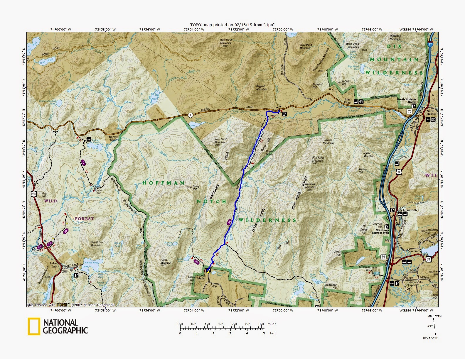 Off on Adventure: Hoffman Notch Traverse - Hoffman Notch Wilderness - 2 ...