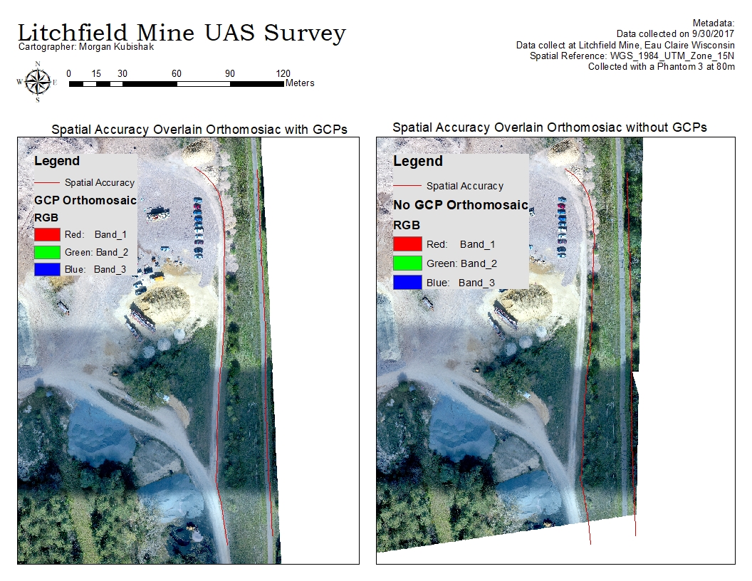 Morgan's Geospatial Field Methods: Lab 12: UAS Data Processing with Ground Control Points