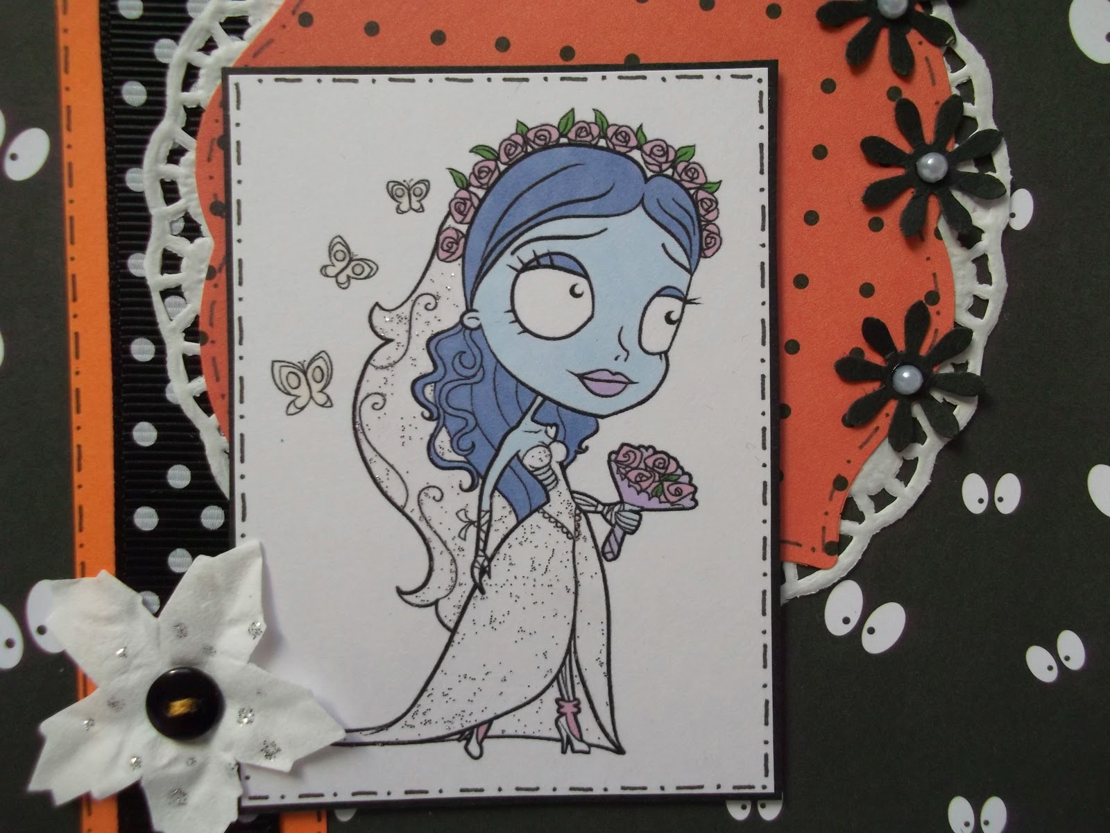 Cavy Couture Crafts: Corpse Bride Card