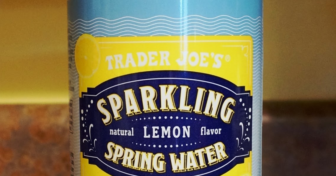 Exploring Trader Joe's: Trader Joe's Sparkling Lemon Spring Water