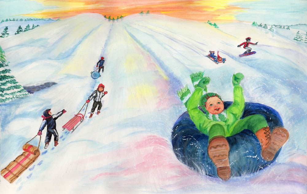 Exaggerated perspective Illustrations