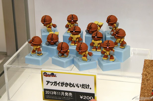 SD Acguy Gashapon on Display at 53rd All Japan Model and Hobby Show 2013