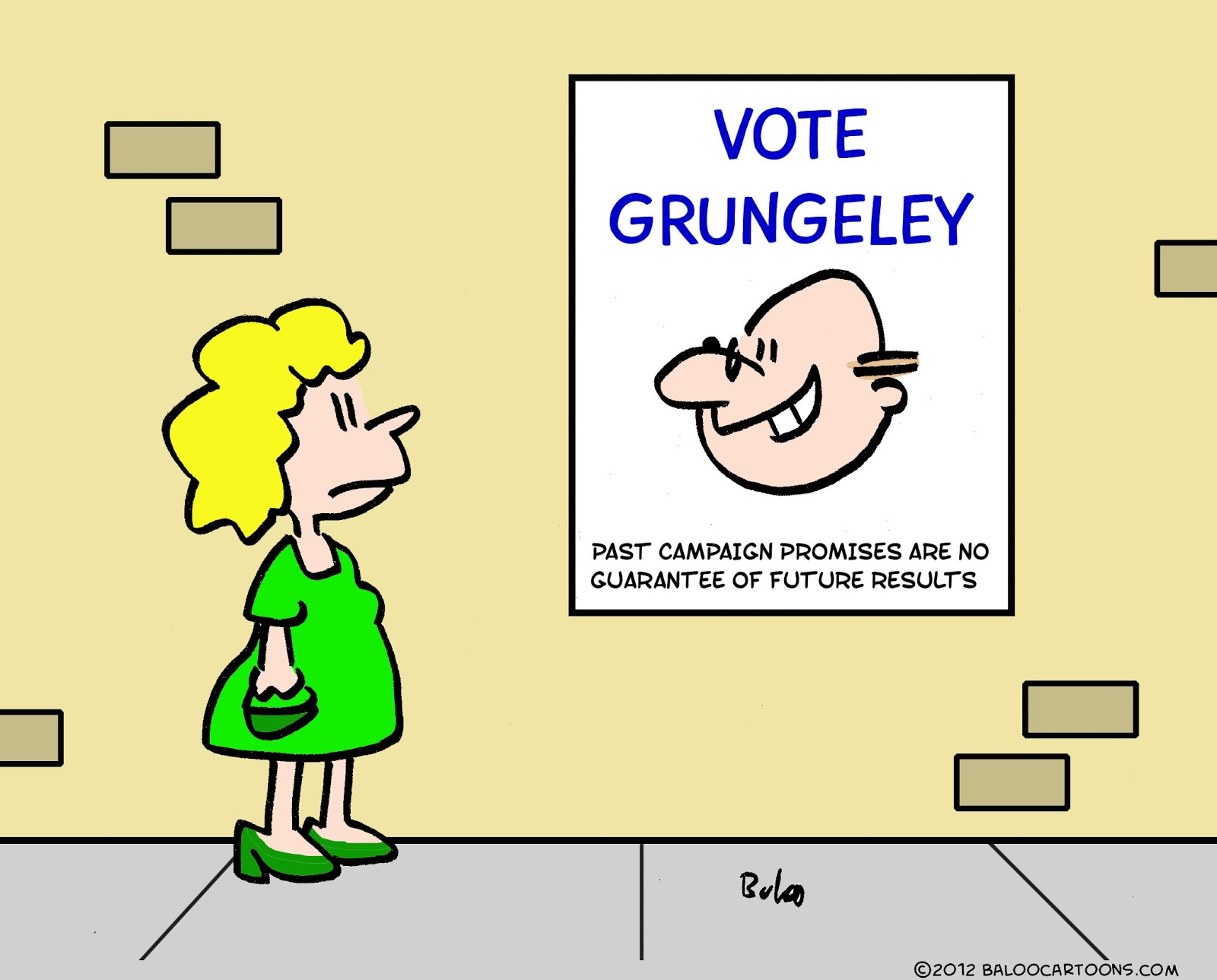 BALOO'S CARTOON BLOG: Political campaign cartoon