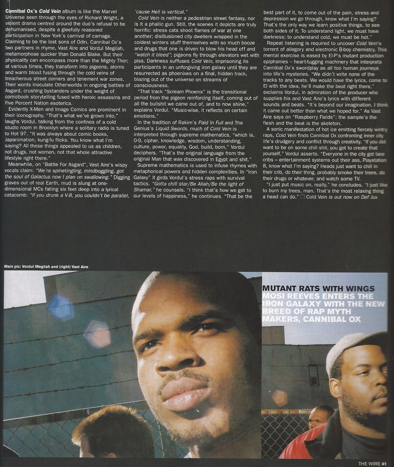 HipHop-TheGoldenEra: DEF JUX in The WIRE Magazine - June 2001