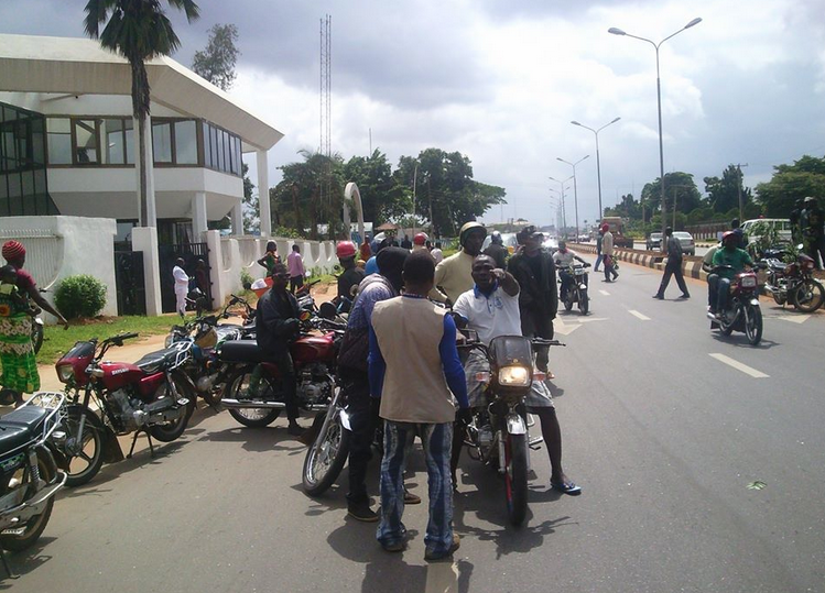 Eddy Ogunbor: Protest In Benin City Over Okada Ban By Edo State ...