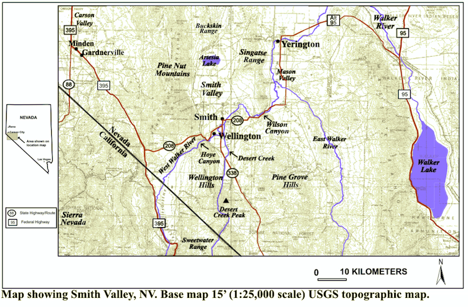 Maps in My Head: Musings on Earth and Beyond: Smith Valley Overview