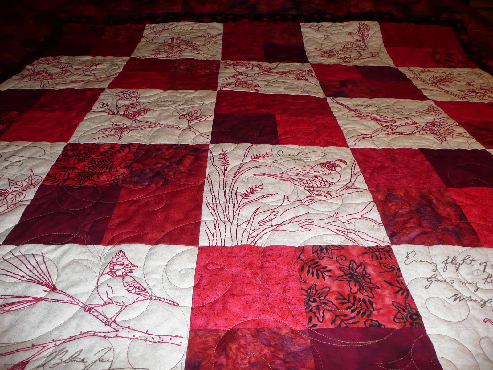 Acorn Ridge Quilting: Alyce's Flight of Fancy Quilt