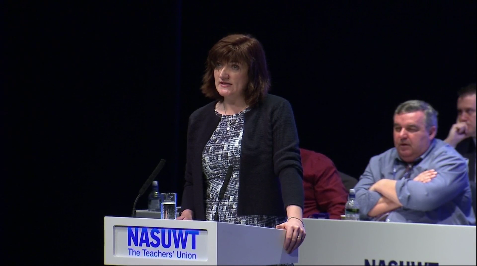 N/A: Alfred Joyner. Education Secretary Nicky Morgan heckled by ...