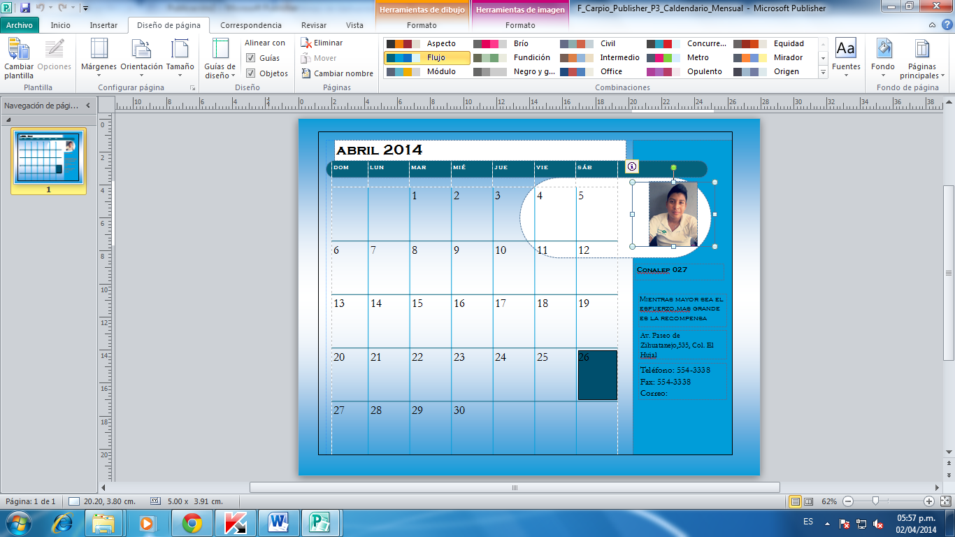 PRACTICAS DE PUBLISHER