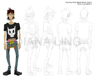 Diana Ling's Animation Thesis Blog: Ray Character Model Sheet and ...