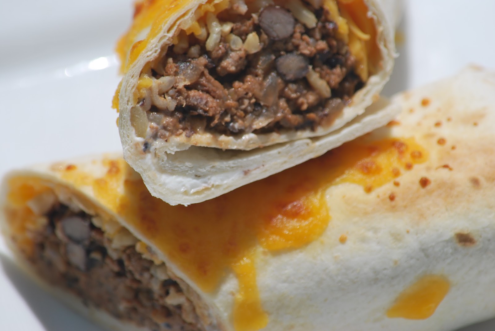 My story in recipes: Bean and Beef Burritos