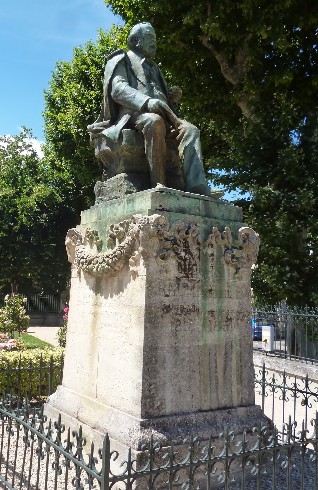 Dr Tony Shaw: Joseph Roumanille's Statue in Saint-Rémy-de-Provence (13)