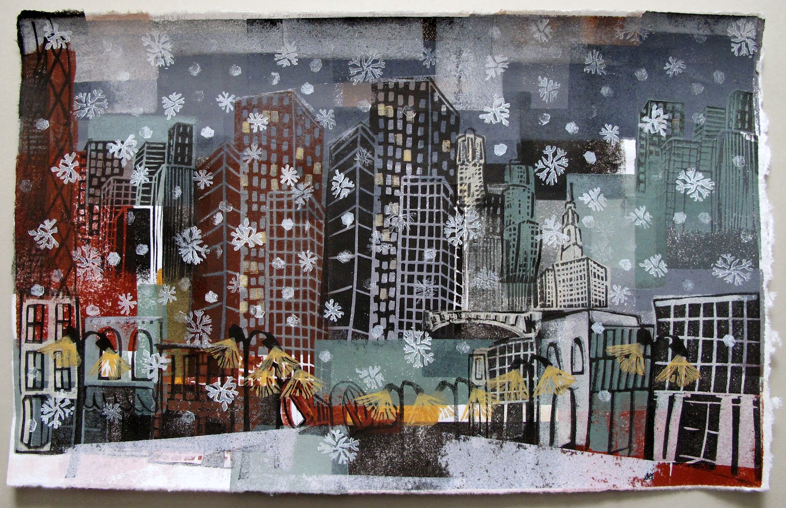 letter blocks say what?: winter graffiti